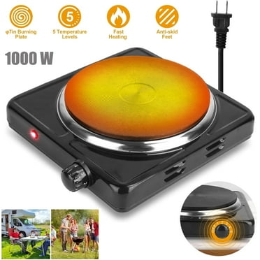 LASIEYO Mini Cooktop Induction Burner, Electric Heater Stove Round Hot ...