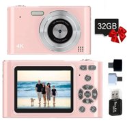 Zostuic Digital Camera, 1080P 44MP Vlogging Camera 16X Zoom Compact ...