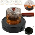 LASIEYO Mini Cooktop Induction Burner, Electric Heater Stove Round Hot ...