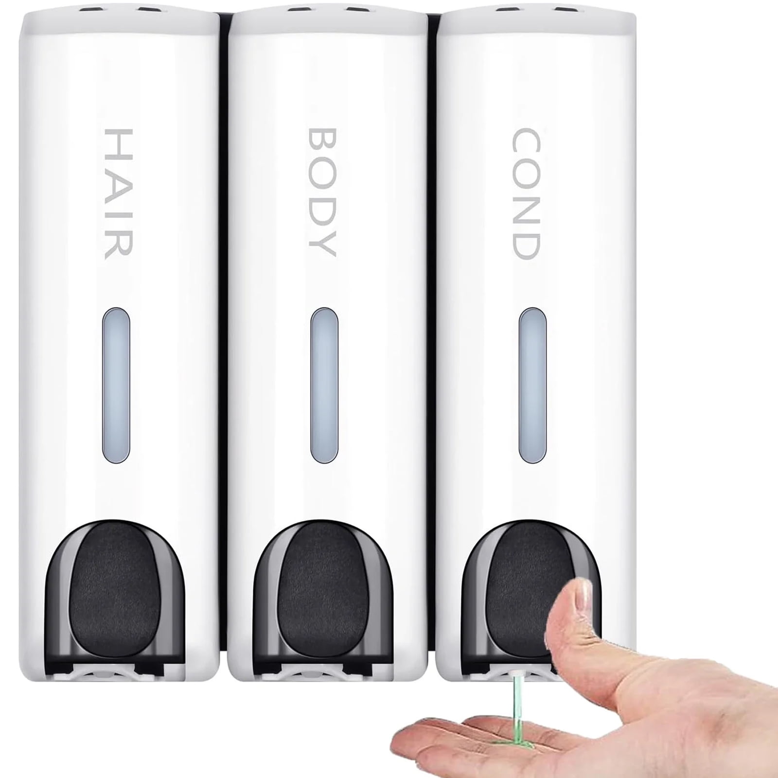 LASIEYO Wall Mounted Shower Soap Dispenser, Gel Storage Box Bathroom ...