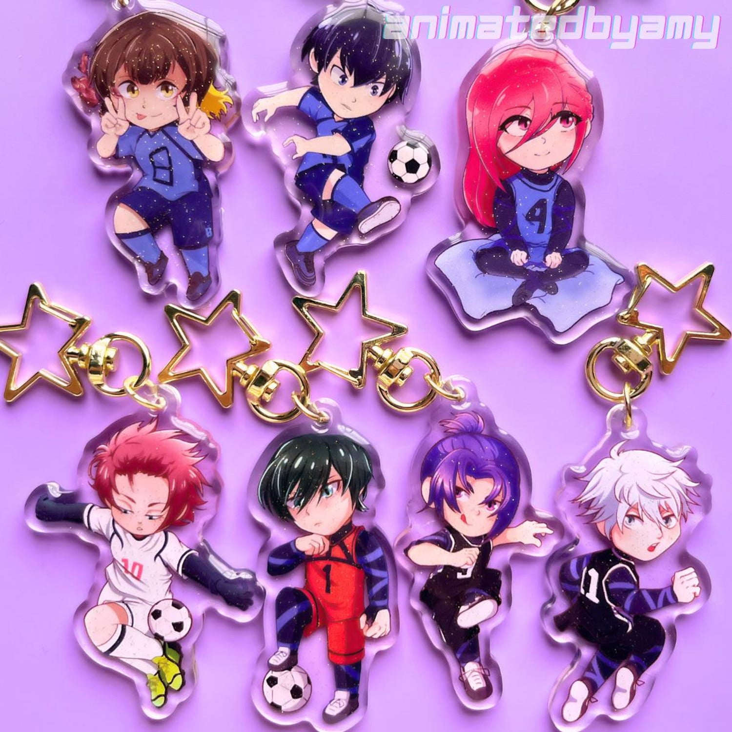 LAST CHANCE Blu Lock Keychains | Soccer Anime | Isagi Yoichi Chigiri ...