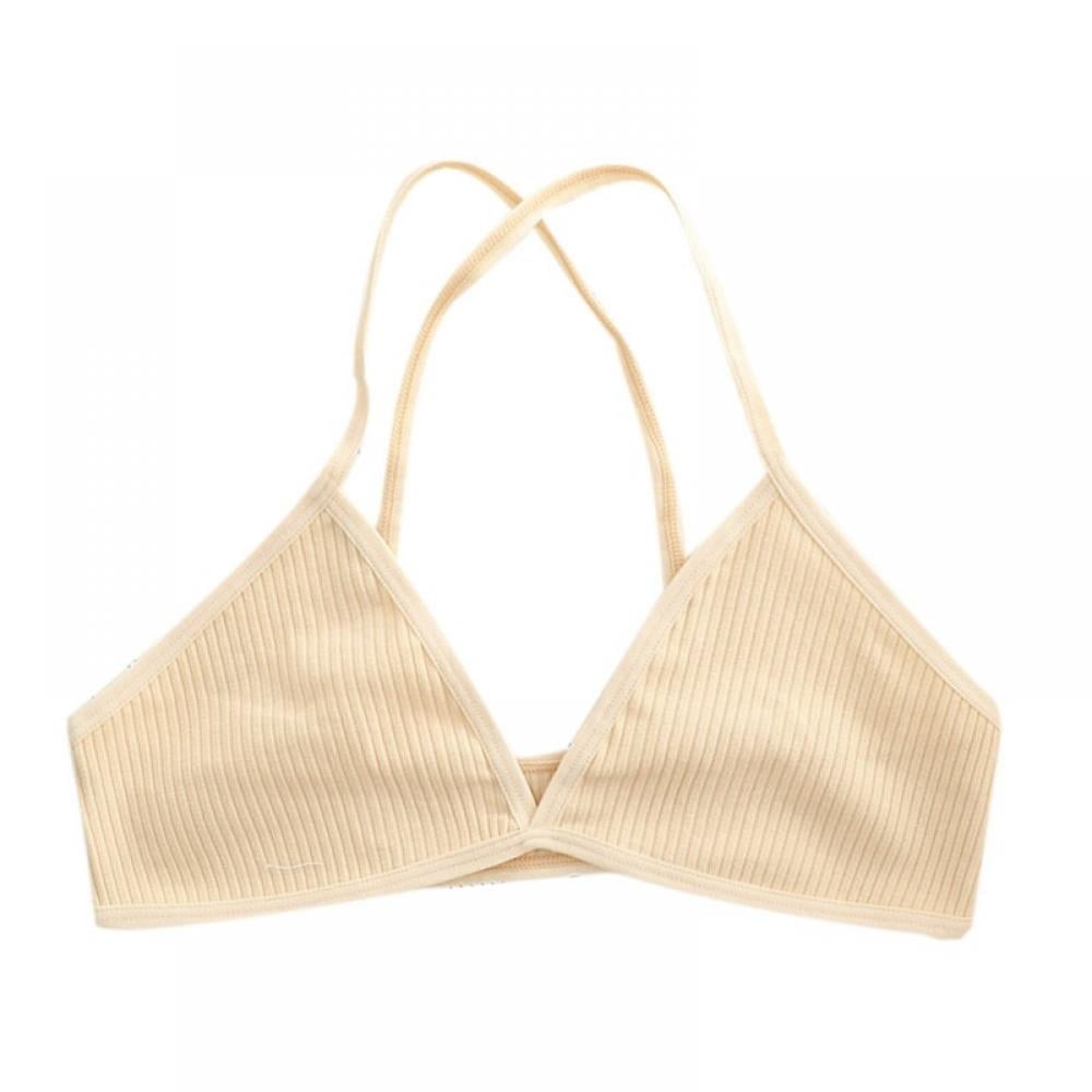 LAST CLANCE SALE! Bralette for Women Girls Teens Low Support Triangle V ...