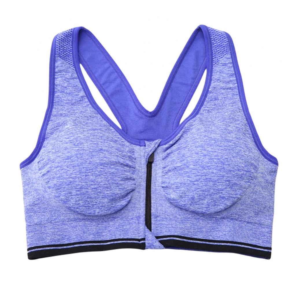 LAST CLANCE SALE! Women's Motion Control Front Zipper Sport Bras ...