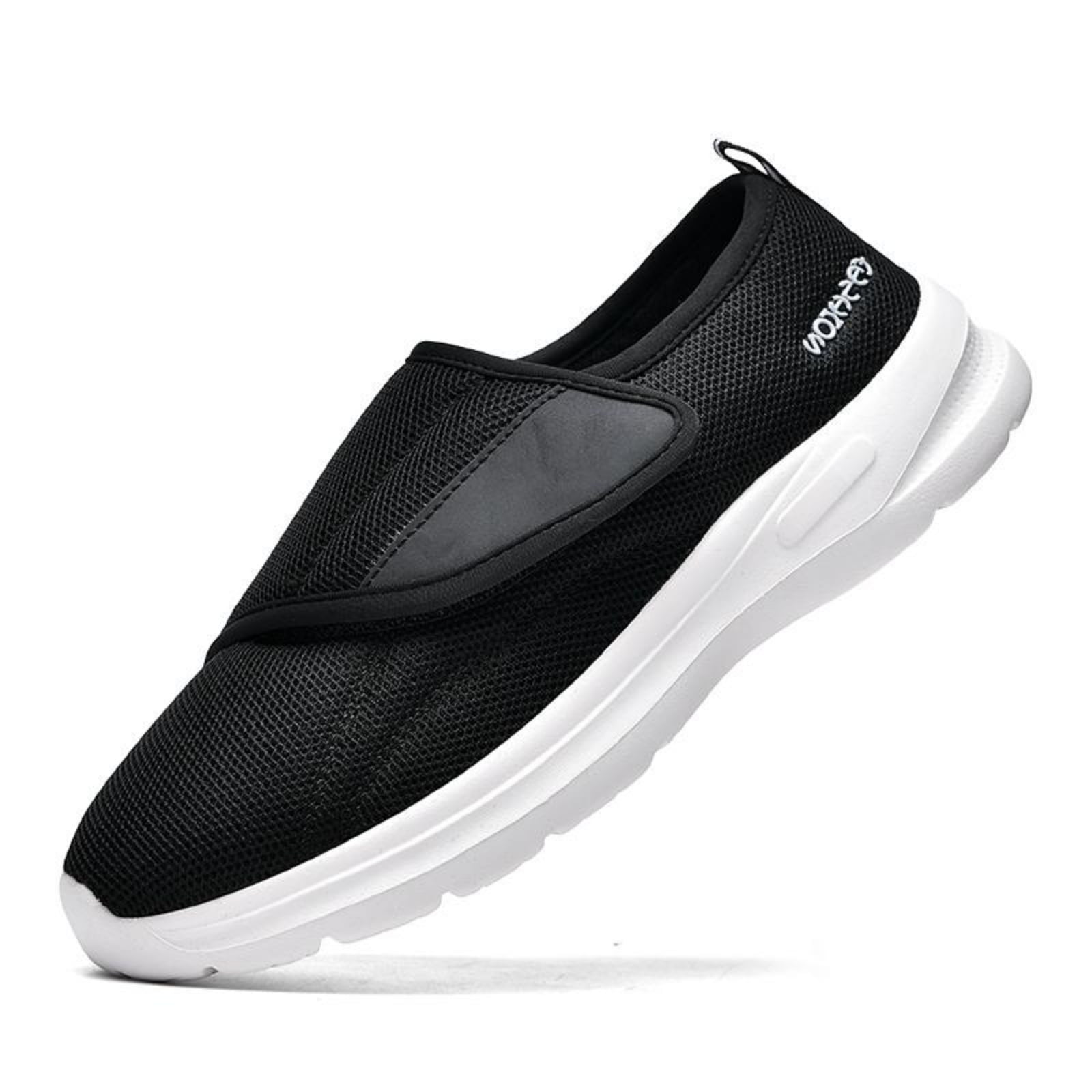 LASUDRAA Diabetic Adjustable Mens Shoes Lightweight Widen Sneakers for ...