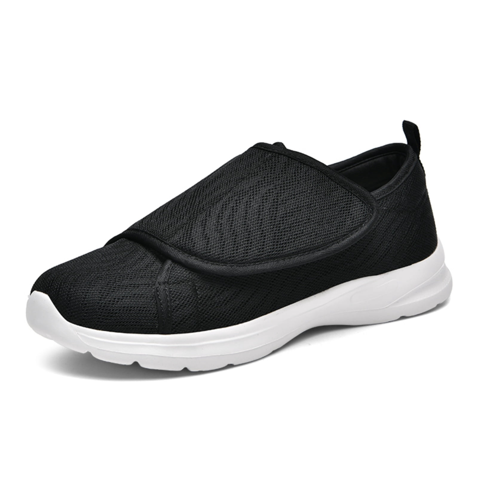 LASUDRAA Diabetic Adjustable Womens Shoes Lightweight Hook & Loop ...