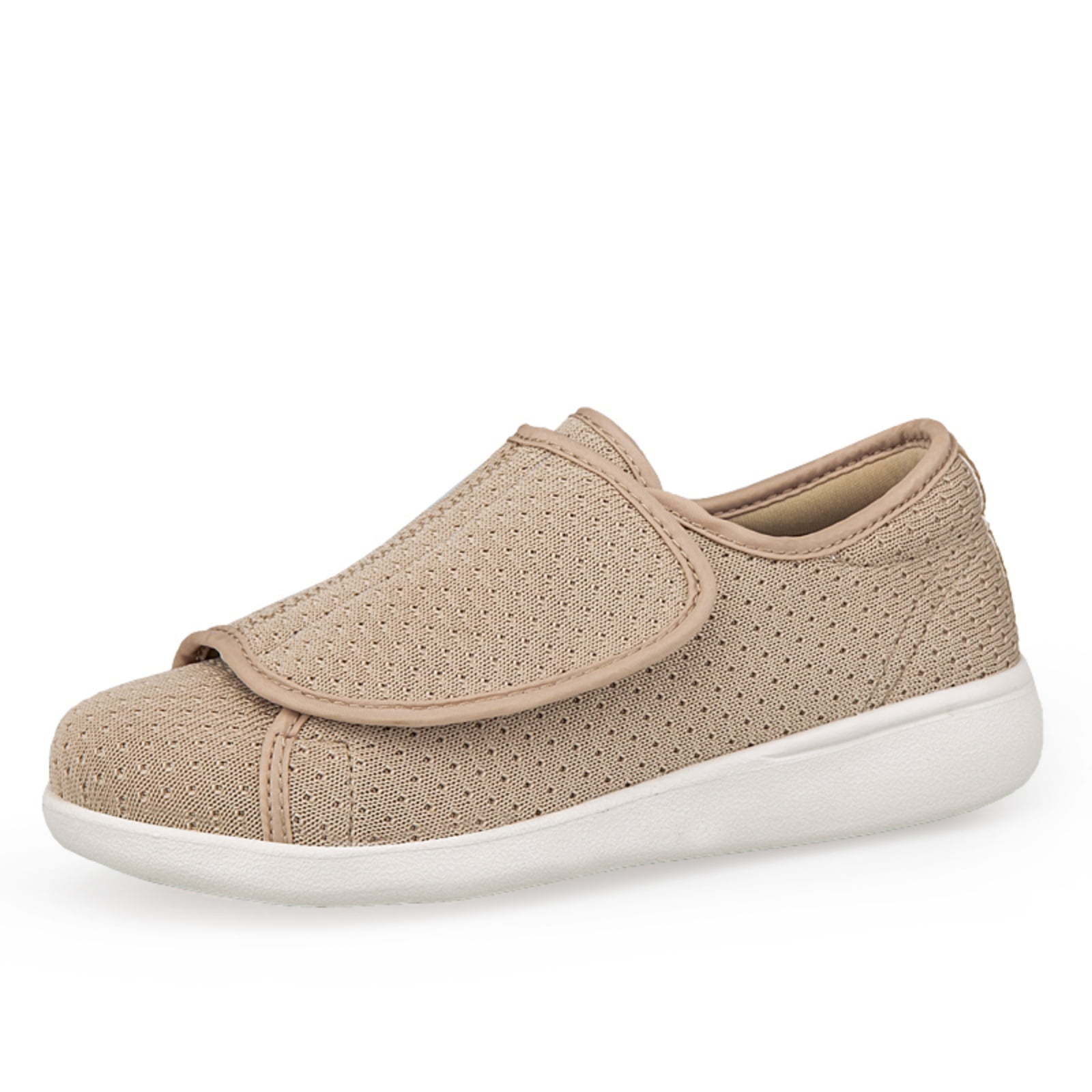 LASUDRAA Diabetic Adjustable Womens Shoes Widen Non-slip Sneakers for ...