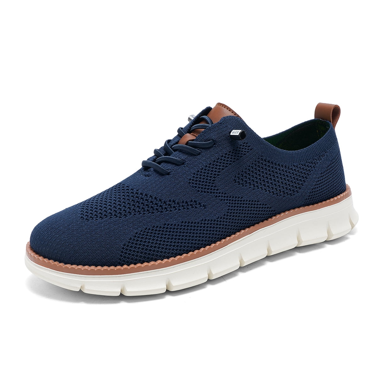 LASUDRAA Men's Shoes Casual Breathable Knit Leisure Fashion Sneakers ...