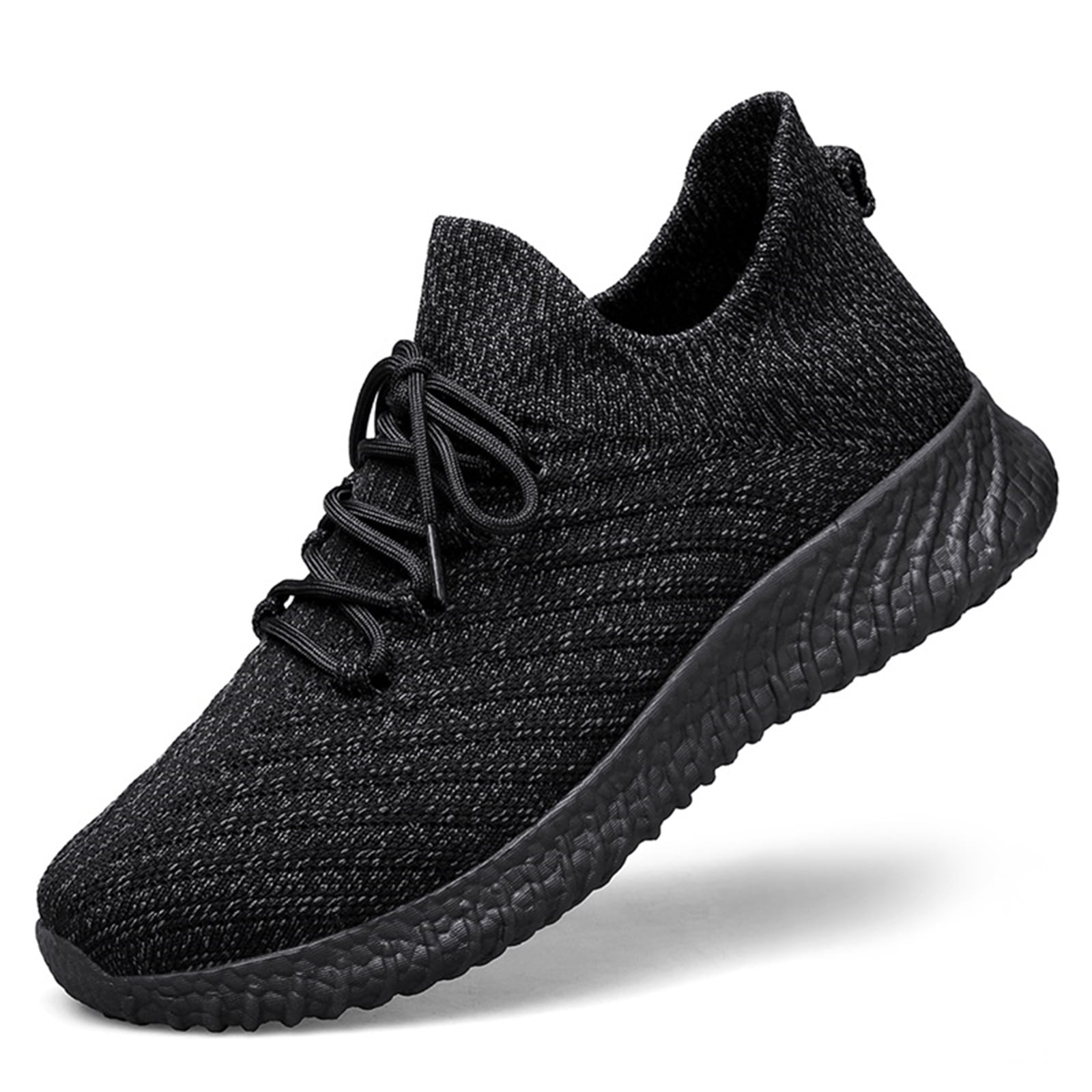 LASUDRAA Men's Running Shoes Breathable Walking Lightweight Athletic ...