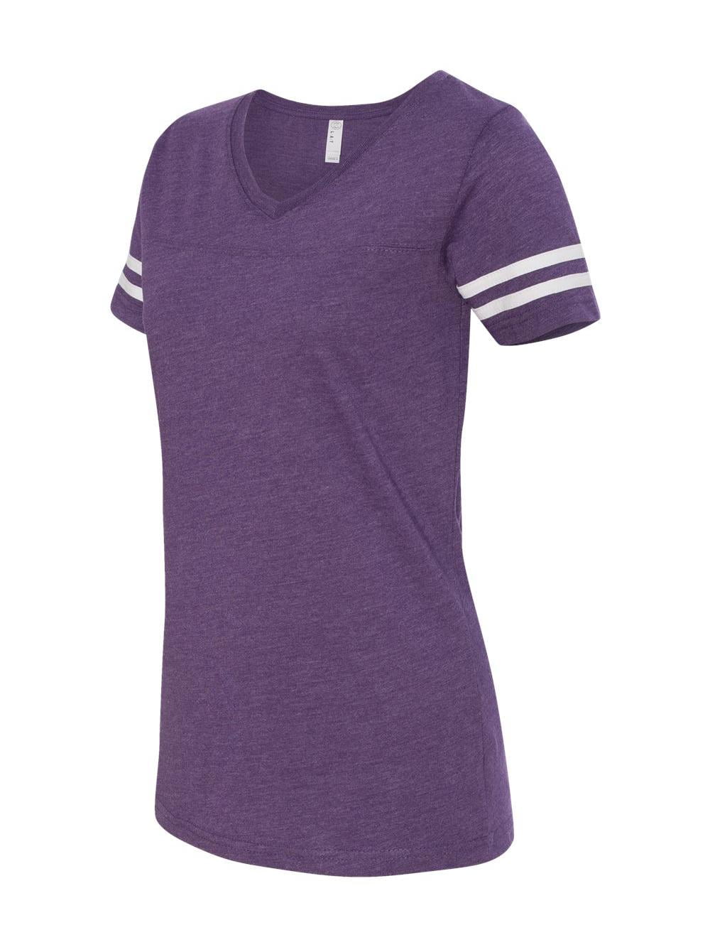 LAT Women's Football V-Neck Fine Jersey Tee - Sports Clothing, Short ...