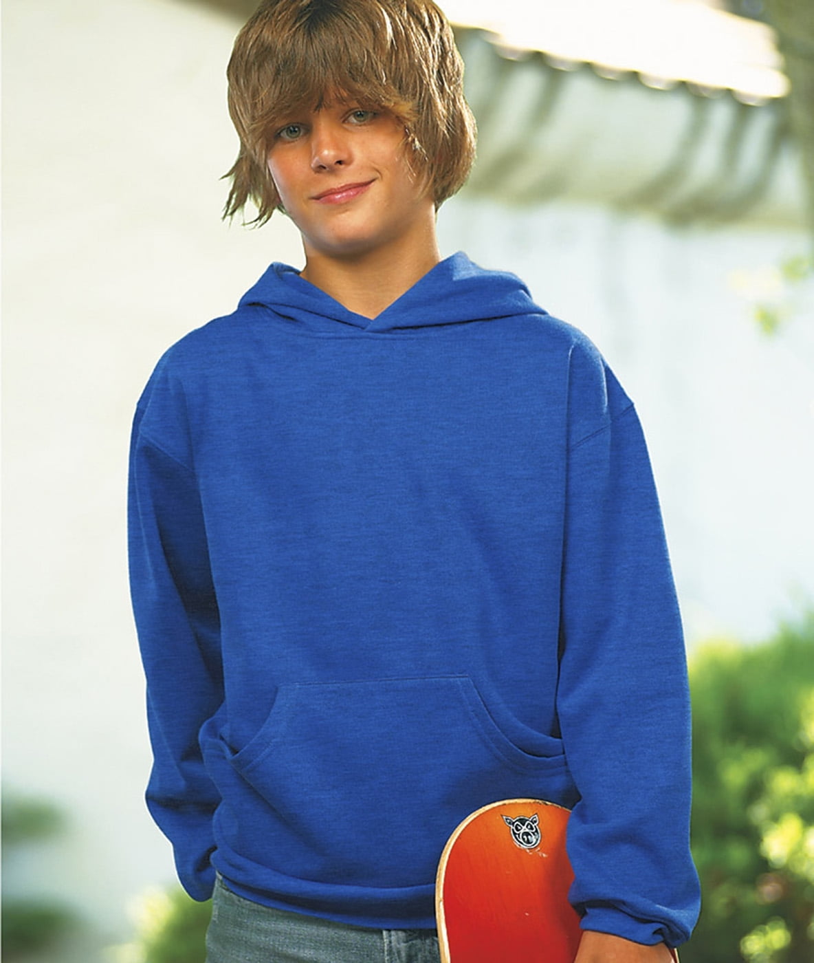 LAT Fleece Hooded Pullover Sweatshirt with Pouch Pocket (2296) Vintage ...