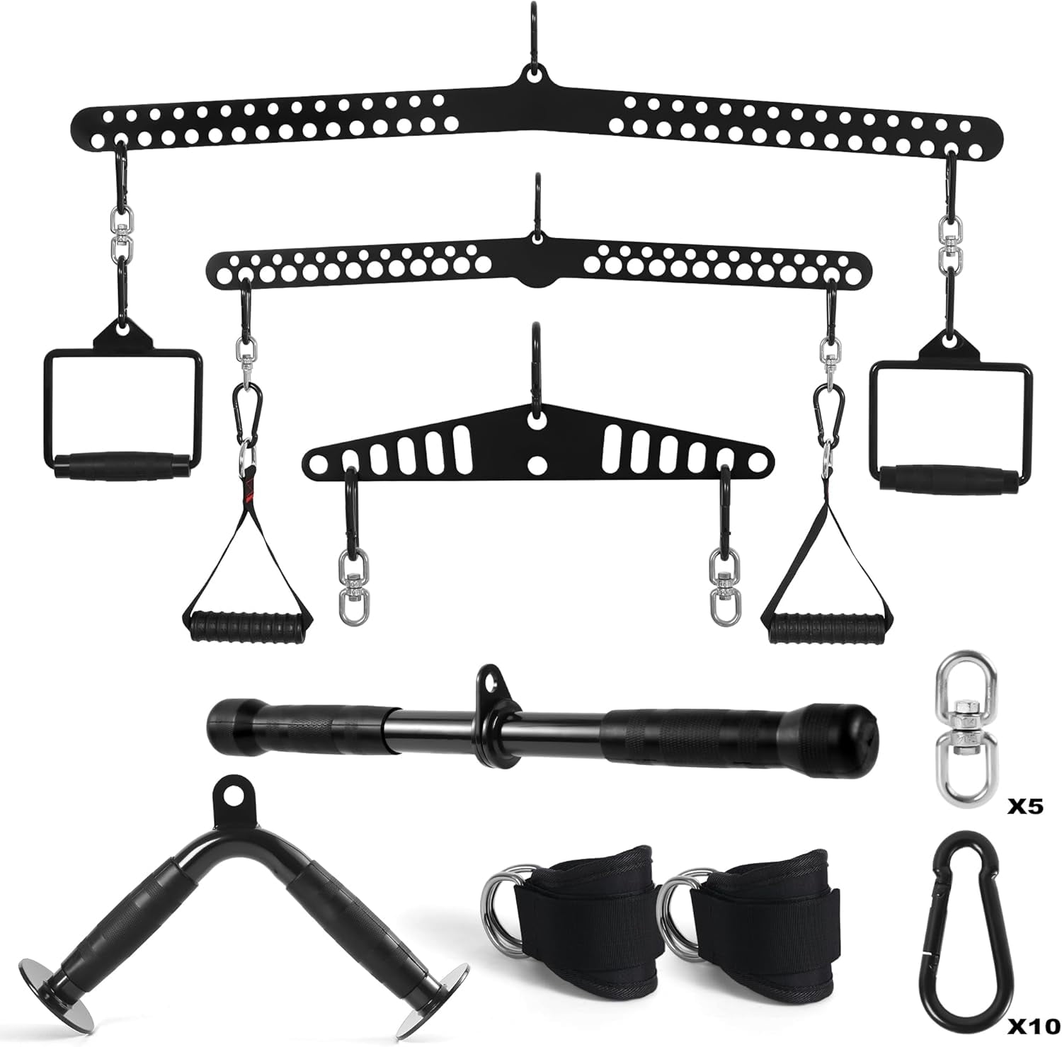 LAT Pull Down Bar for Gym Fitness, LAT Pulldown Attachments for Whole ...