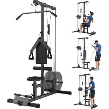EONFITOmni Home Gym Cable Crossover Machine, 33 Height Settings, Lat ...