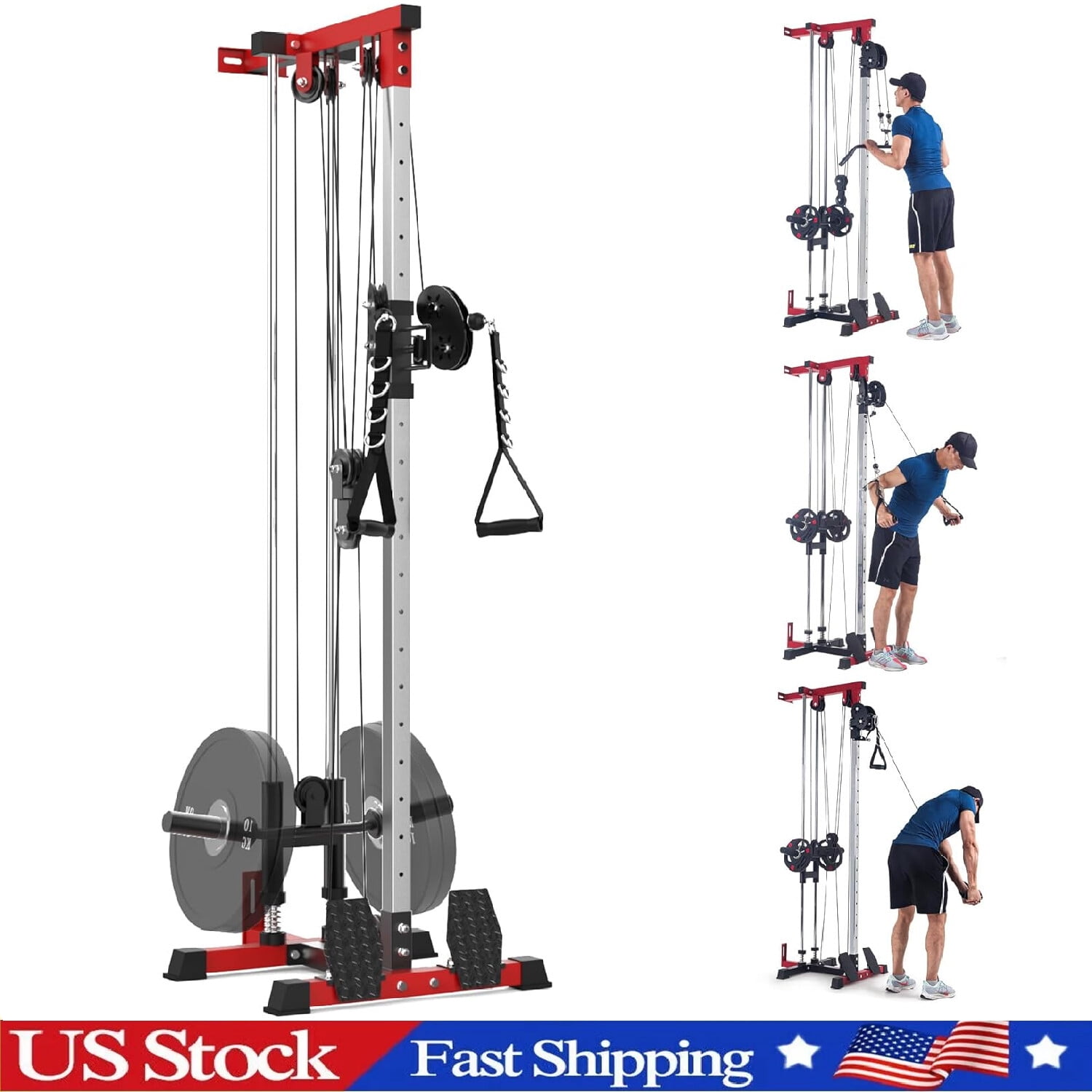 LAT Pulldown Machine LAT Cable Machine and Pulley Station Workout for ...