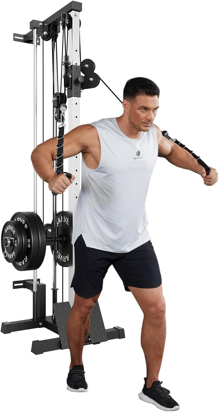 LAT Pulldown Machines, Wall Mount Cable Station for Home Gym ...