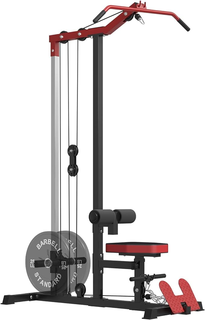 LAT Tower, LAT Pull Down and LAT Row Cable Machine with Flip-Up ...