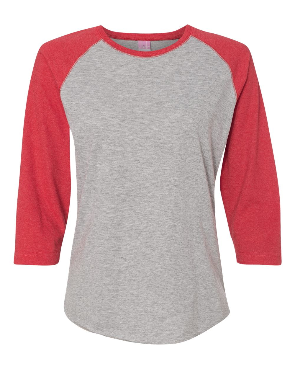 LAT Women Baseball Fine Jersey Three-Quarter Sleeve Tee - Walmart.com
