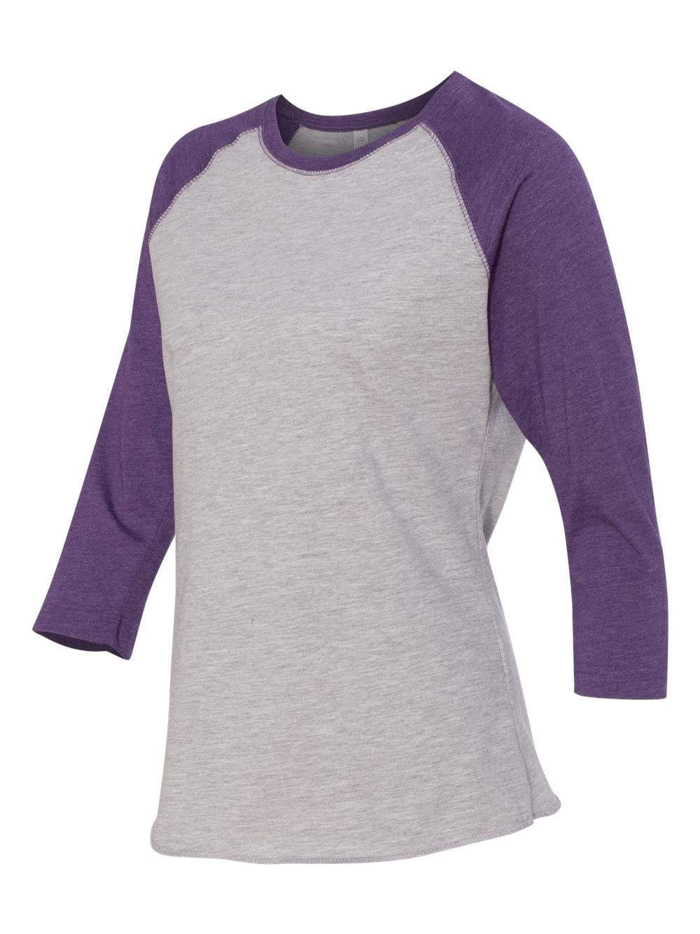 LAT Womens Baseball Fine Jersey Three-Quarter Sleeve Tee - Walmart.com