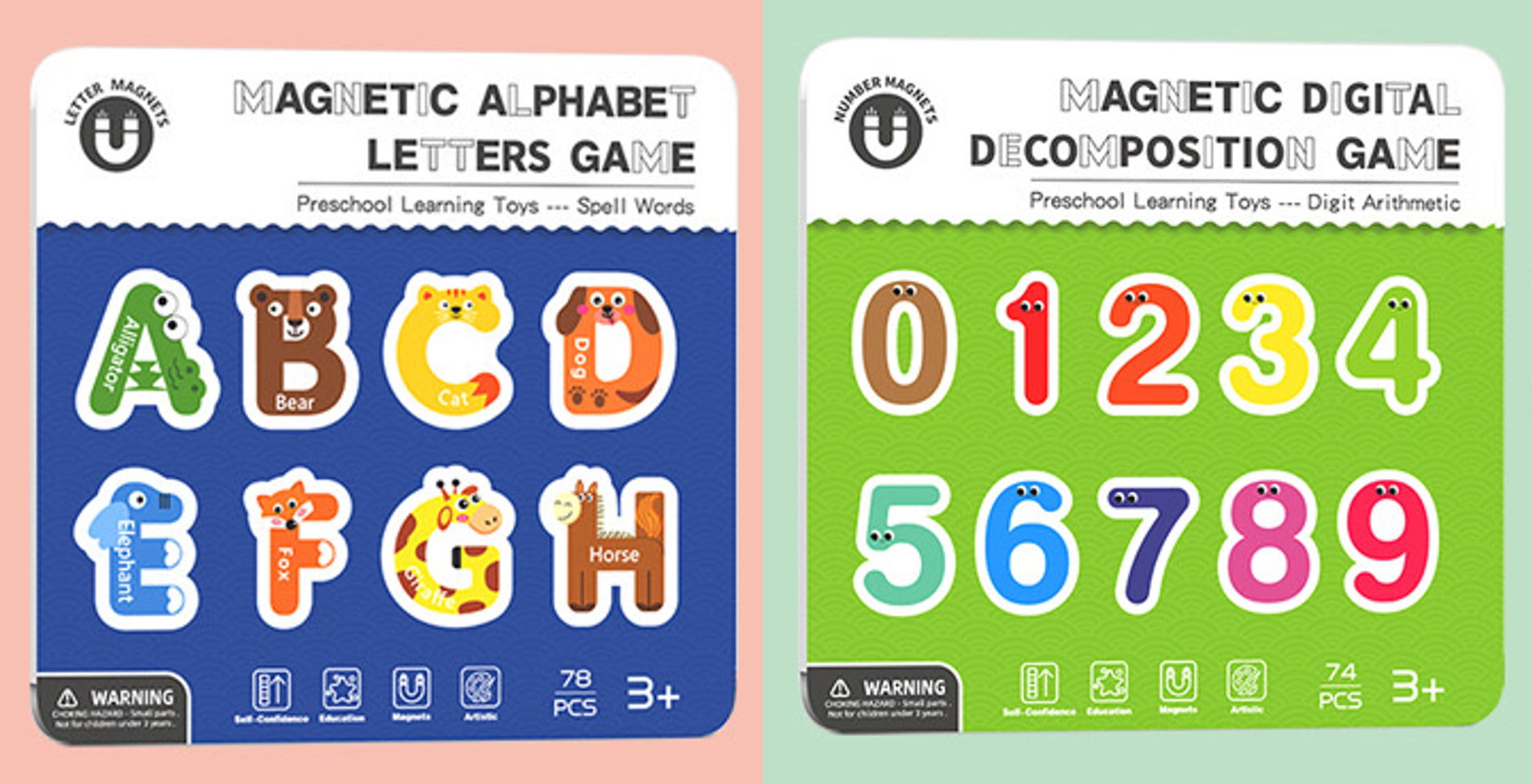 LATA 152 Pcs Magnetic Letters and Numbers - Magnets for Preschool and ...