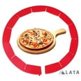 LATA Pie Crust Shield Adjustable Silicone Pizza Ring Reusable Baking ...