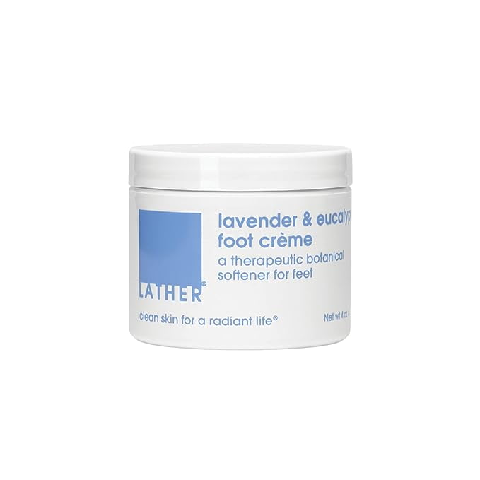 LATHER Lavender & Eucalyptus Foot Crème | Self Care | Cracked Heel ...