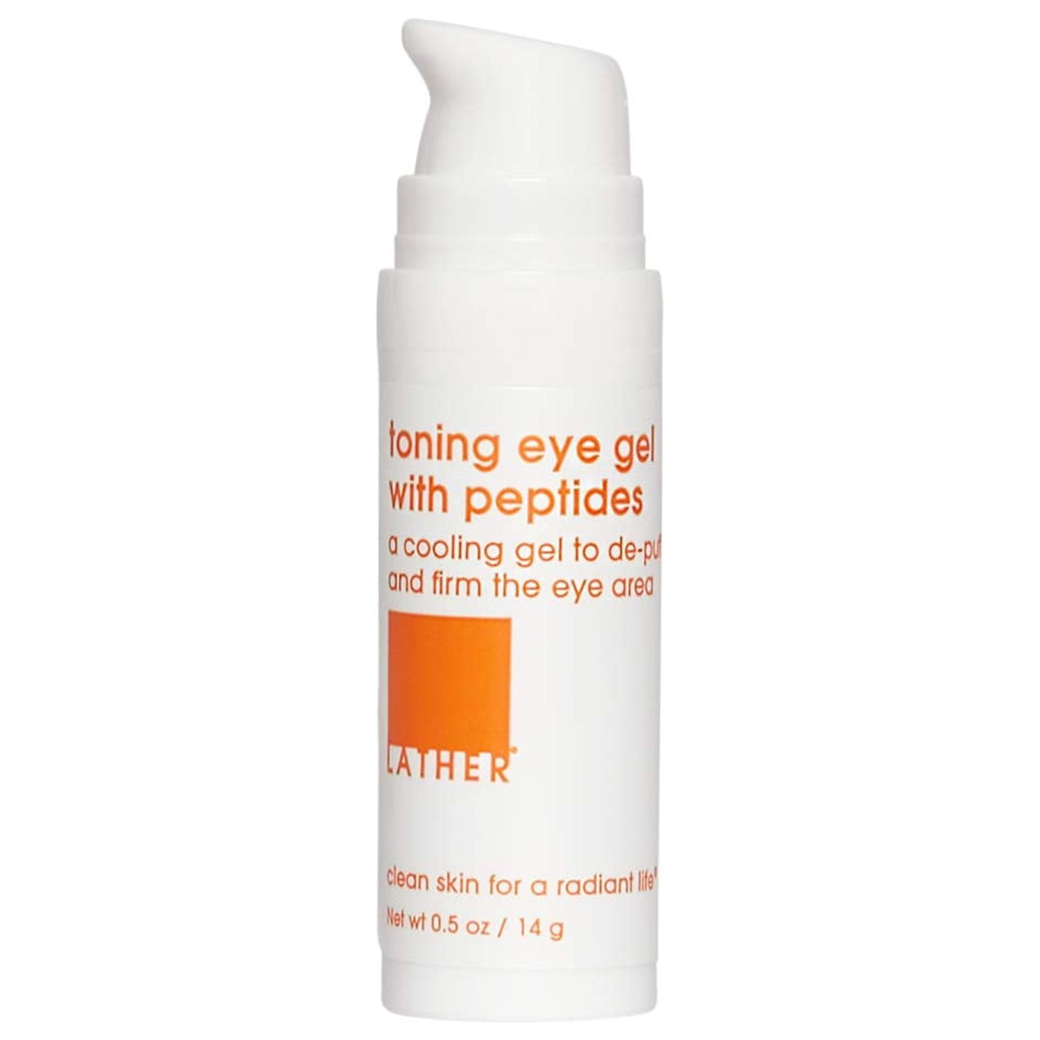 LATHER Toning Eye Gel With Peptides - Hydrating Under-Eye Gel - Cool ...