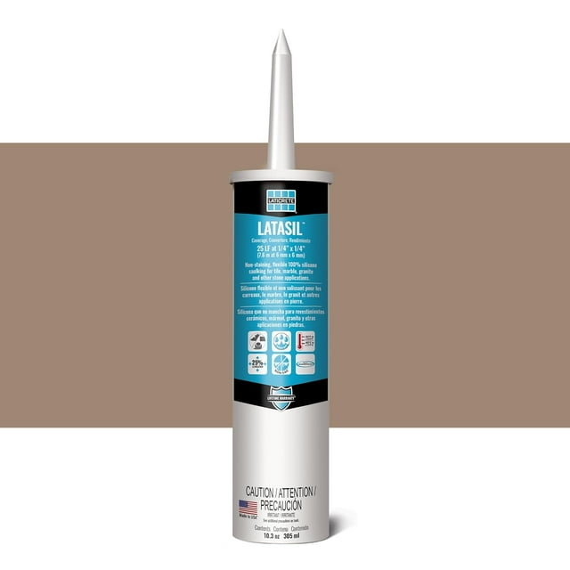 LATICRETE Latasil High Performance Silicone Sealant, Desert Khaki #56 ...