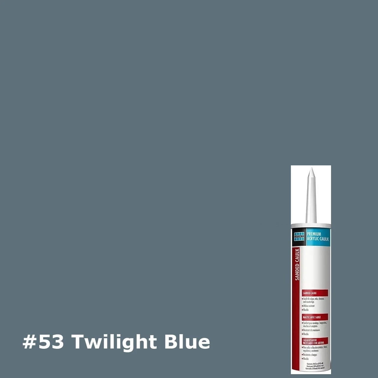 LATICRETE Premium Acrylic SANDED Caulk 10.3oz Sealant Tube #7253 ...