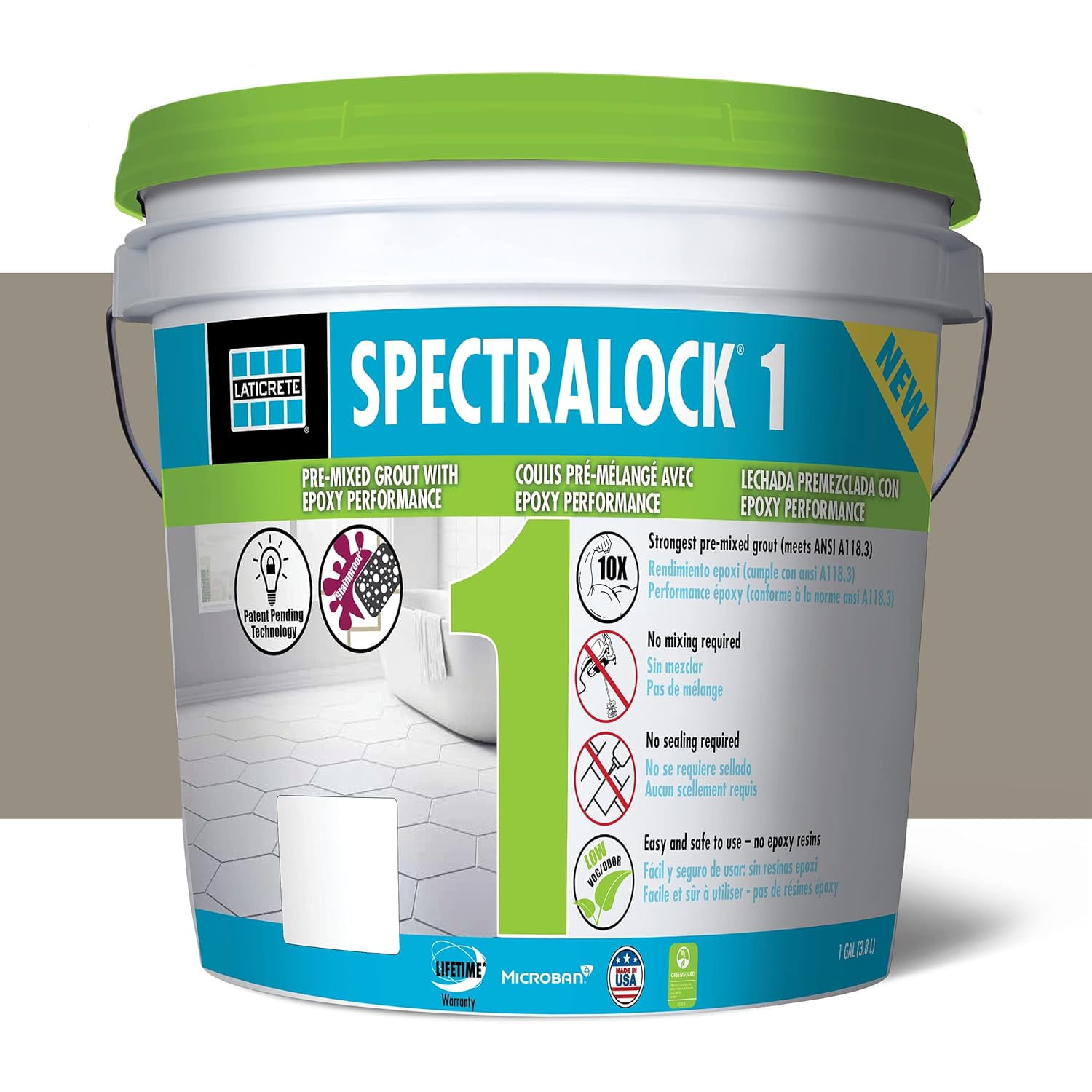 LATICRETE SPECTRALOCK® 1 Pre-Mixed Grout #27 Hemp - Walmart.com