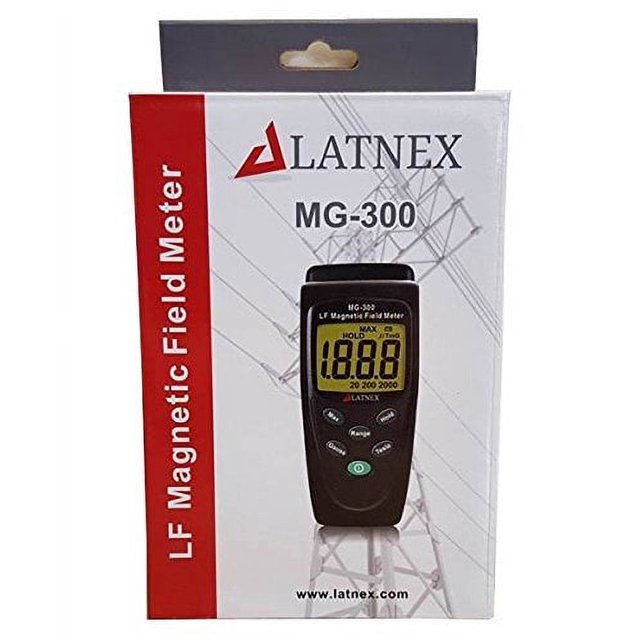 LATNEX MG-300 LF Magnetic Field Meter, Measures EMF from High-Power ...