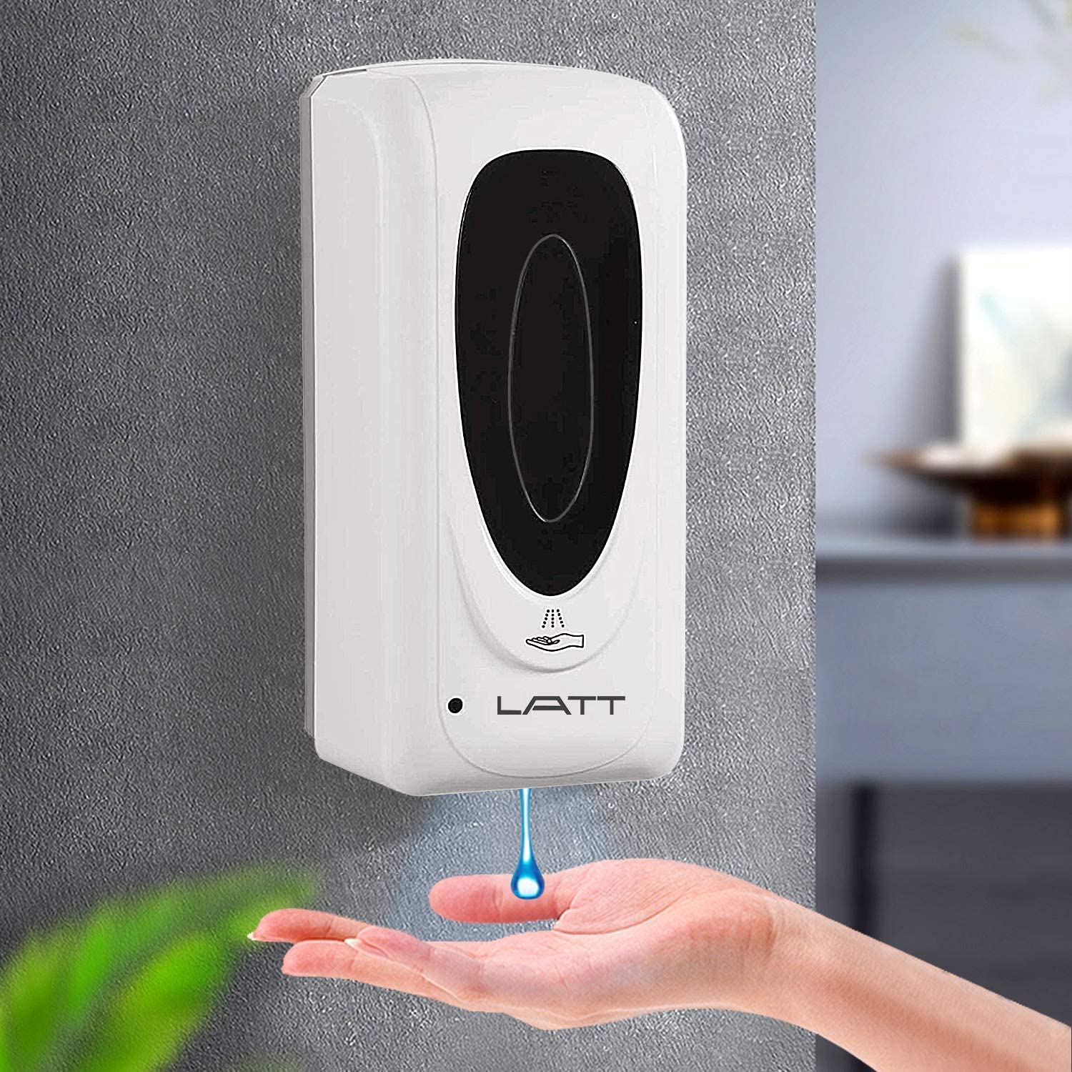 LATT Automatic Liquid Dispenser Wall Mounted, Commercial Touchless Soap ...