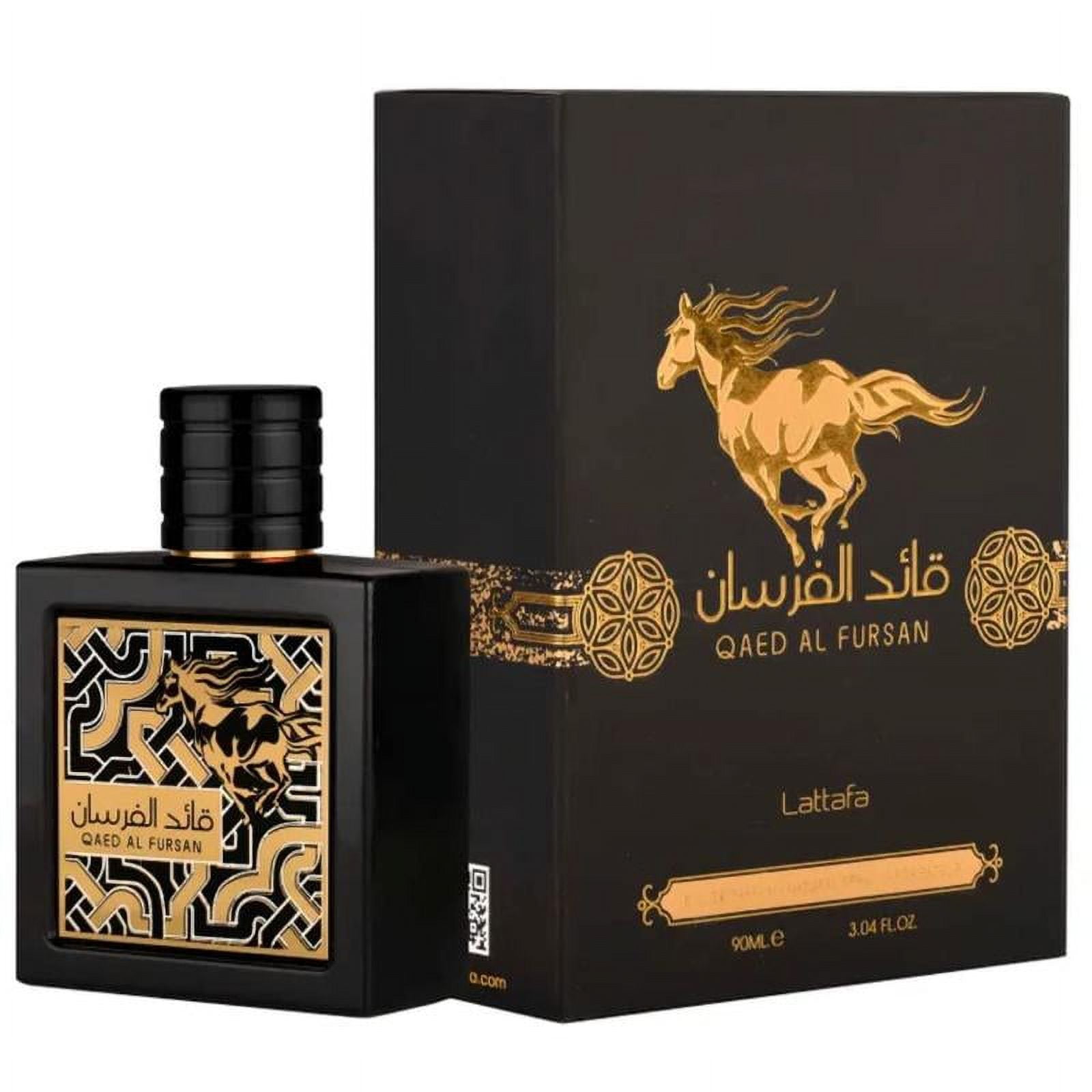 LATTAFA QAED AL FURSAN EDP 3.04FL.OZ Floral Fragrance Gift Perfume ...