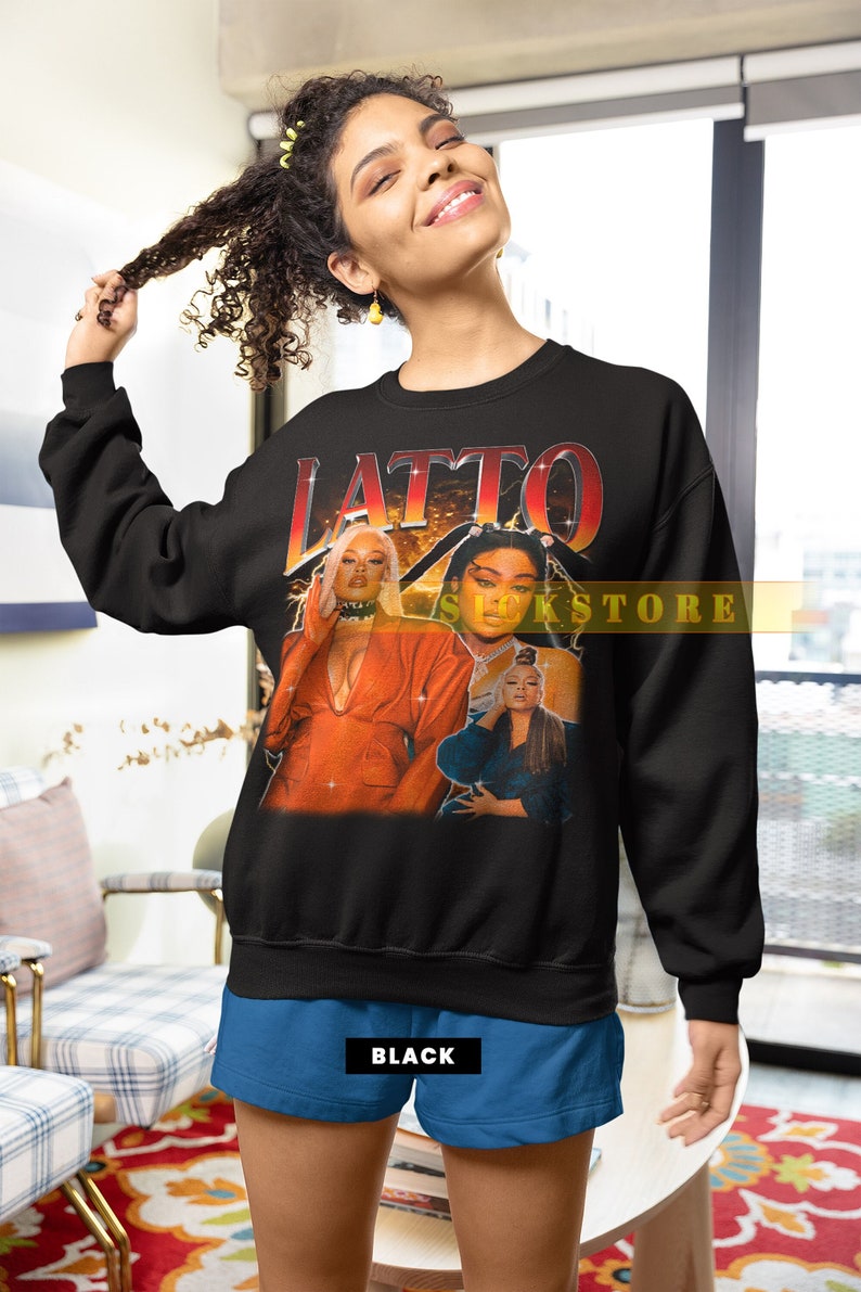LATTO Vintage Sweatshirt, Latto Homage Sweater, Latto Fan Tees, Latto ...