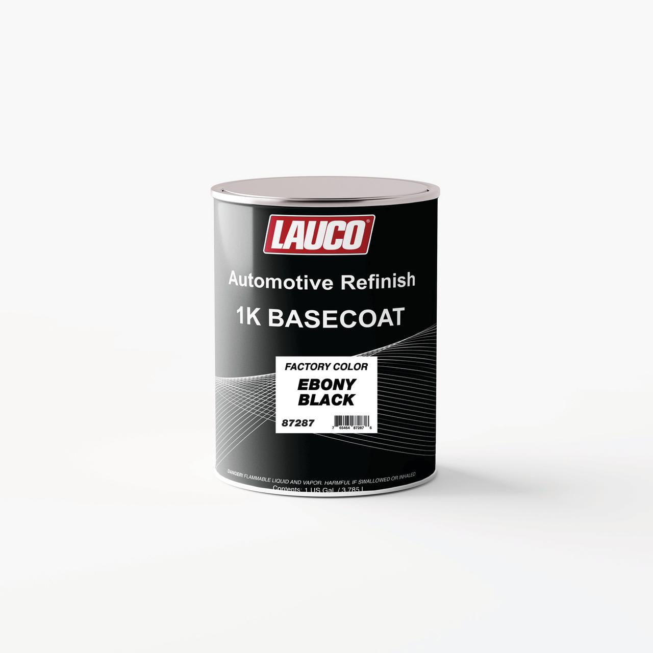 LAUCO 1K Basecoat Ebony Black – Automotive Refinish Paint – Factory Color Match – 1 Gallon ...