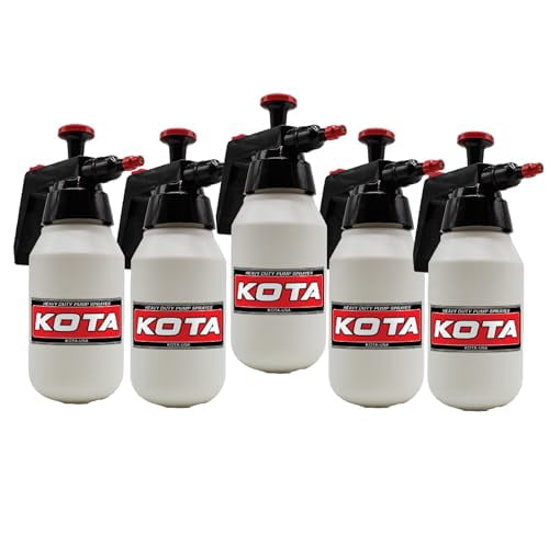 LAUCO 1L Pressure Sprayer Pump Bottle – Heavy-Duty Handheld Sprayer for ...