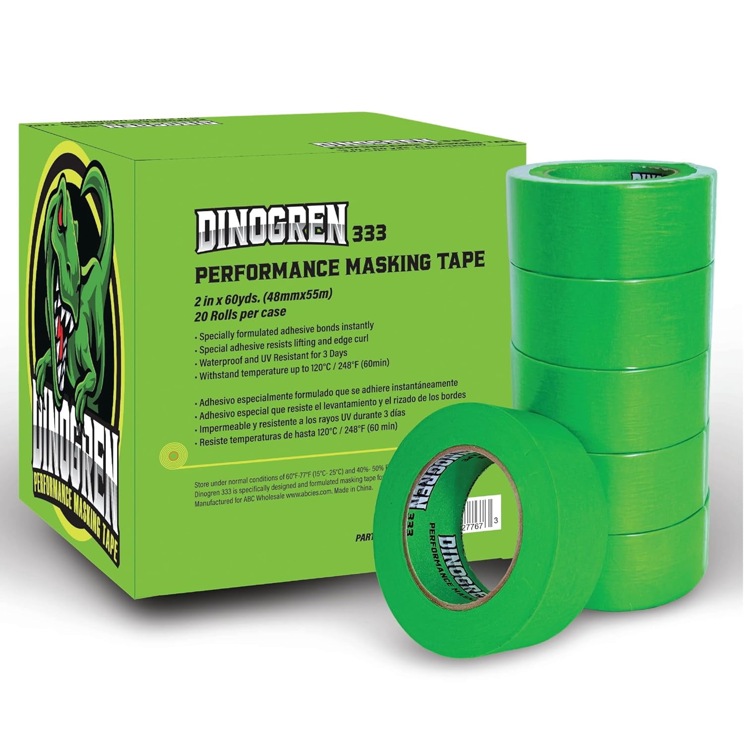 LAUCO DINOGREN Painters Tape for Car Paint, High Performance Masking ...