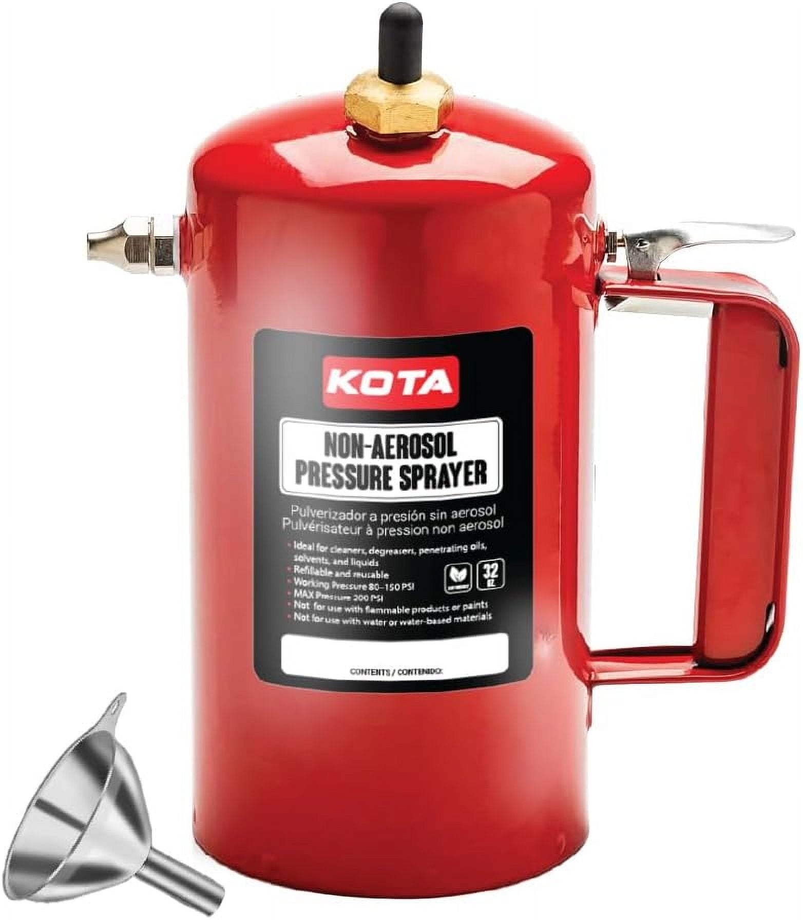 LAUCO Non Aerosol Pressure Sprayer - Refillable Pressurized Sprayer ...