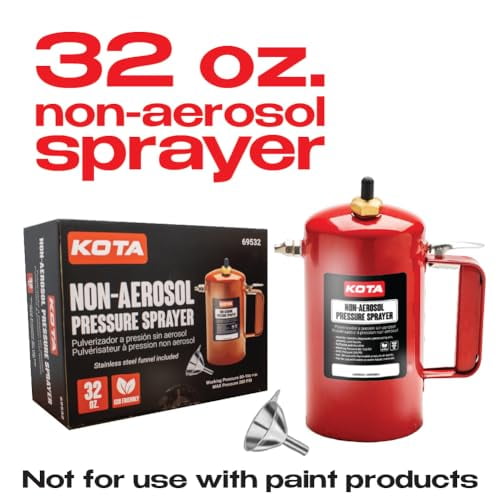 LAUCO Non Aerosol Pressure Sprayer - Refillable Pressurized Sprayer ...