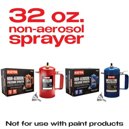 LAUCO Non Aerosol Pressure Sprayer - Refillable Pressurized Sprayer ...