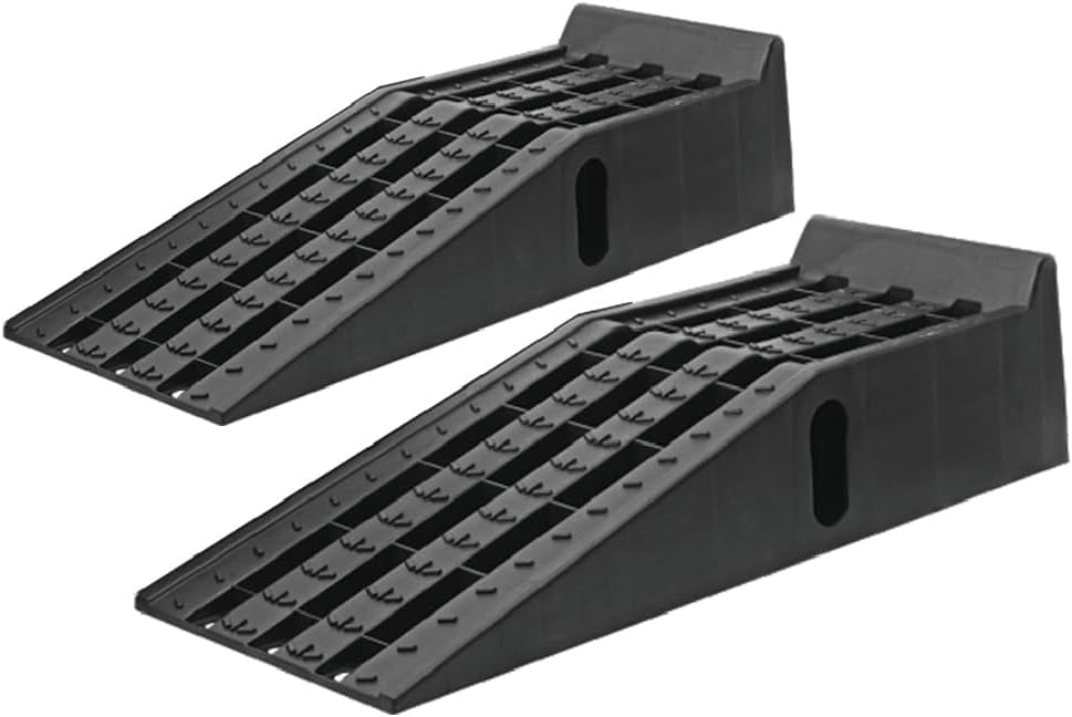 LAUCO Omni Car Ramps 6.6in Car Lift for Oil Changes and Jack Support ...