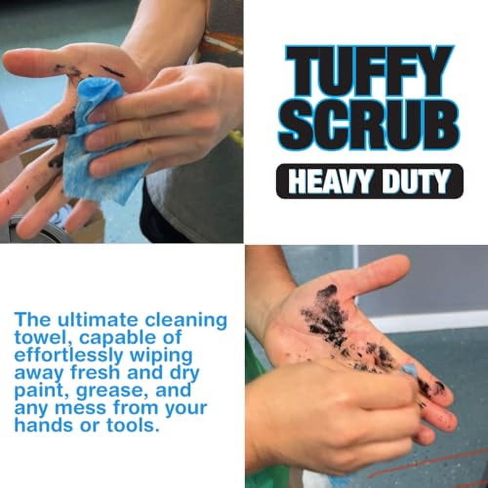 LAUCO Tuffy Scrub Heavy-Duty Multi-Surface Cleaning Wipes, Hand ...
