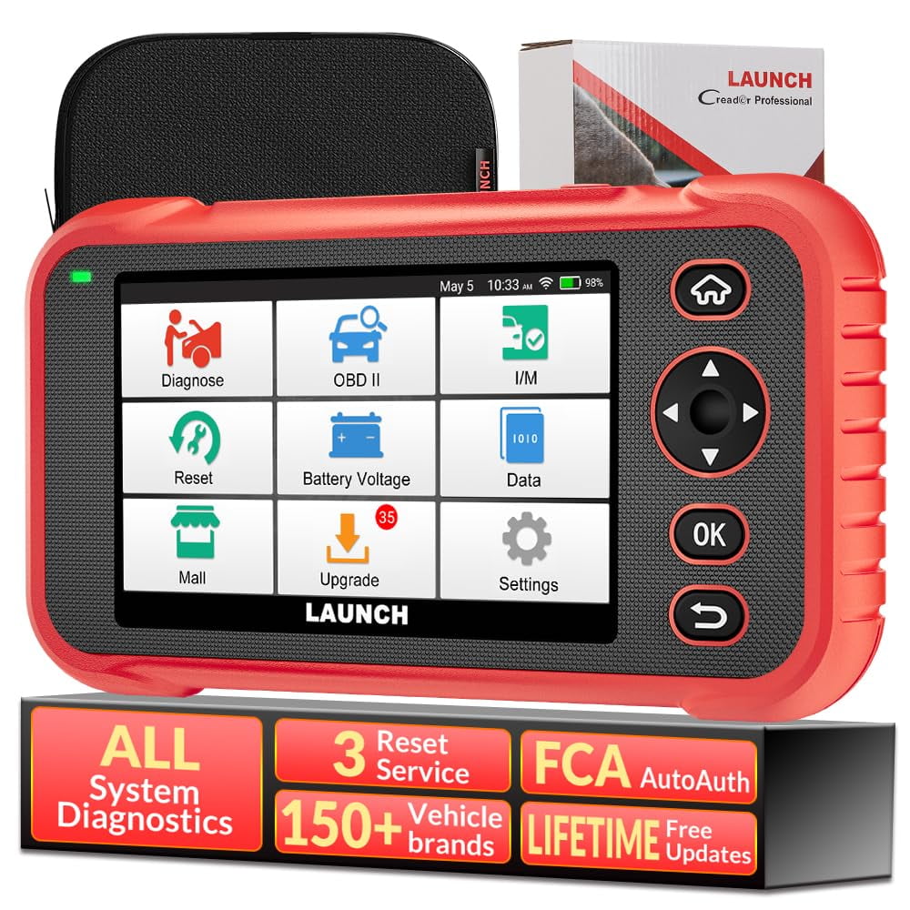 LAUNCH CRP123E Plus Elite OBD2 Scanner, 2025 All Car Diagnostic Scan Tool with Oil Reset, SAS ...