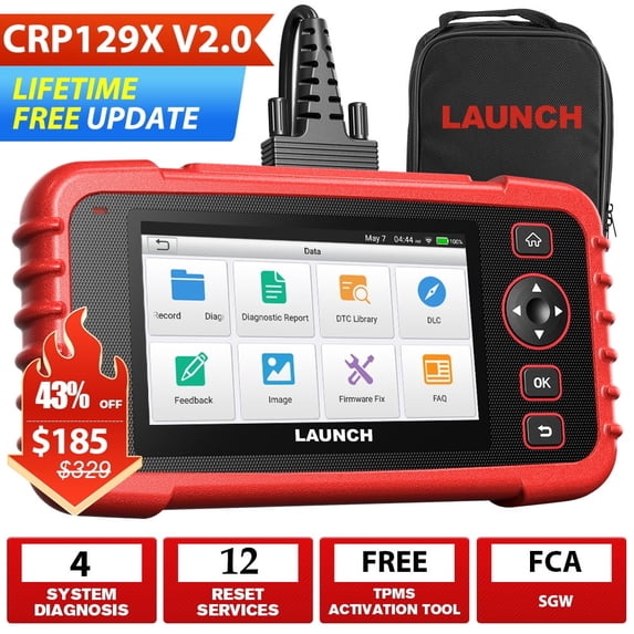 LAUNCH CRP129X Elite Car Diagnostic Tool, OBD2 Scanner/ABS/SRS Code ...
