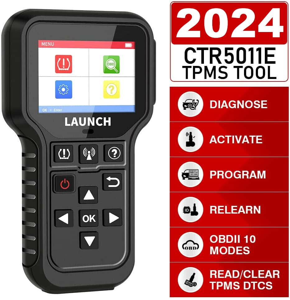 LAUNCH CRT5011E OBD2 Car Scanner TPMS Relearn Sensor Programming ...
