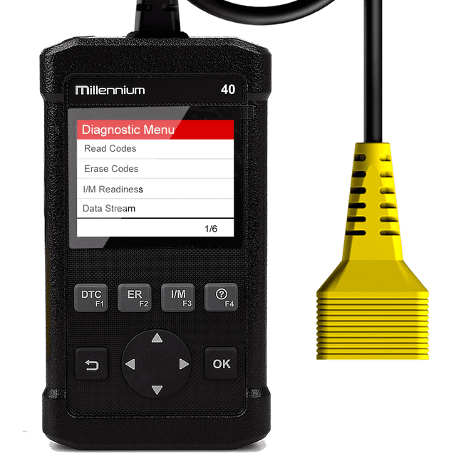 LAUNCH Millennium 40 OBD2 Scanner, DIY Car Engine Fault Code Reader ...