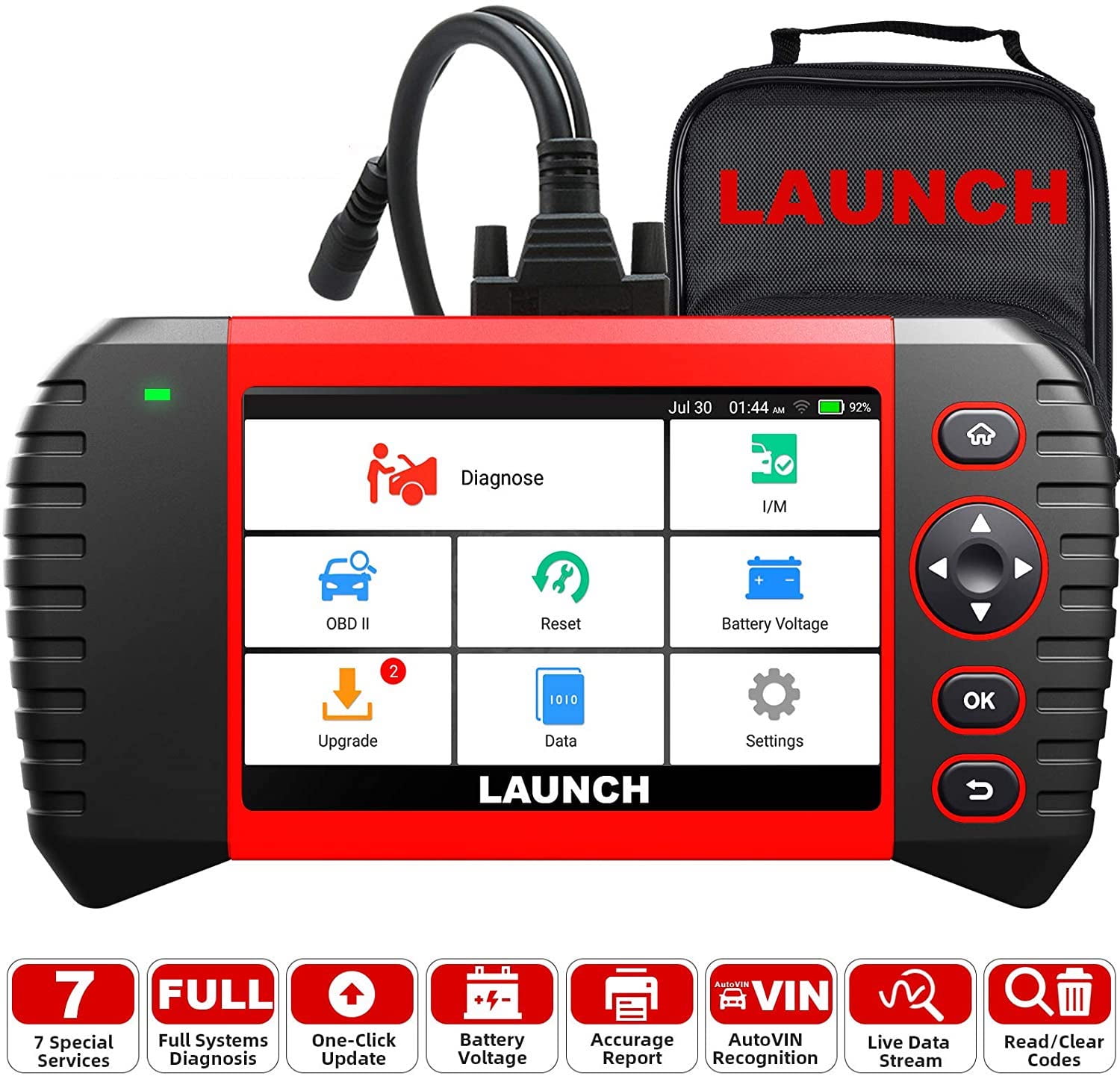 LAUNCH OBD2 Scanner CRP Touch Pro Elite Automotive Engine Diagnostic ...