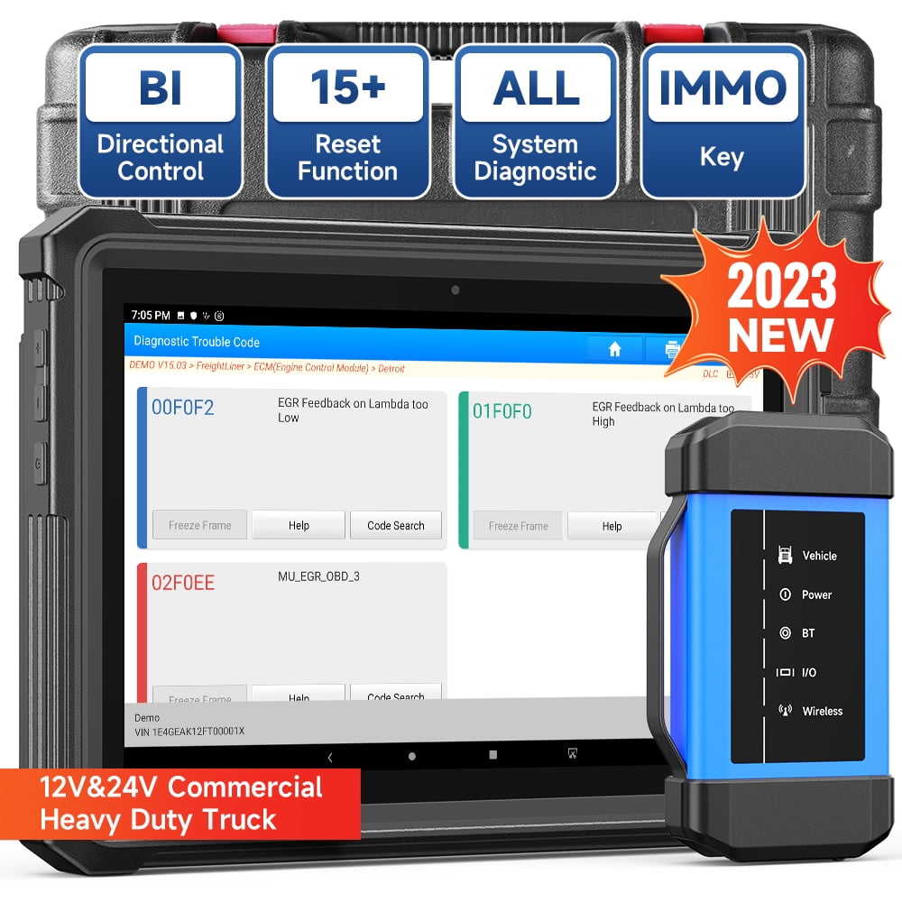 LAUNCH X-431 V+ HDIII Automotive Bidirectional Diagnostic Scan Tool ...