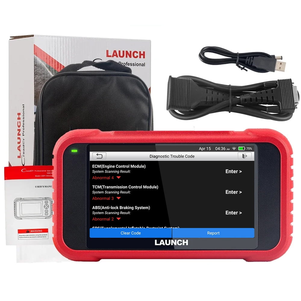 LAUNCH X431 CRP129E V2.0 OBD2 Scanner Automotive 4 System Diagnostic Tools OBD Code Reader DPF ...