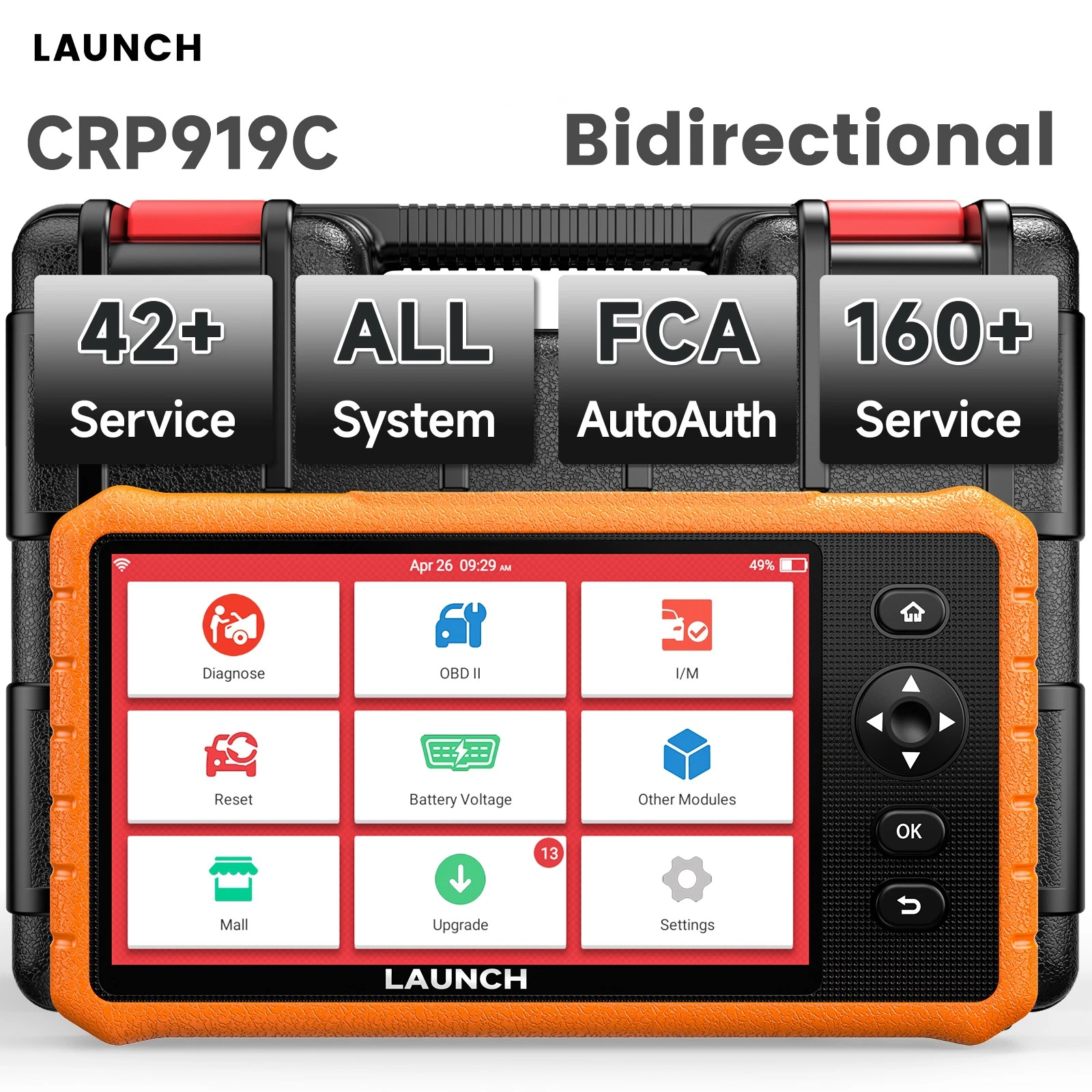 LAUNCH X431 CRP919C Bidirectional Scan Tool, All System Car Diagnostic ...