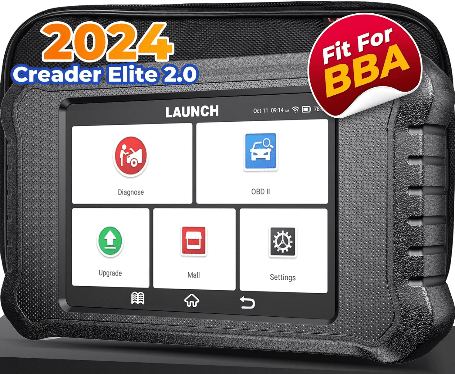 LAUNCH X431 Creader Elite 2.0 BBA OBD2 Car Scanner for Benz/BMW/Audi ...