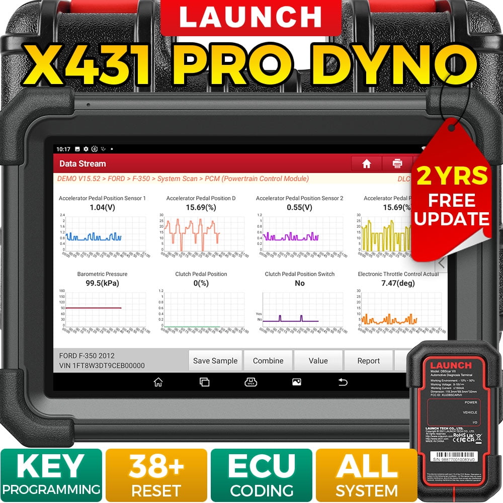 LAUNCH X431 PRO DYNO Auto Scanner, Diagnostic Tool, Bi-directional All ...